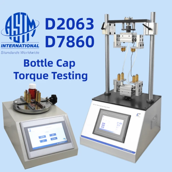 Bottle Cap Torque Testing - ASTM D7860 & ASTM D2063