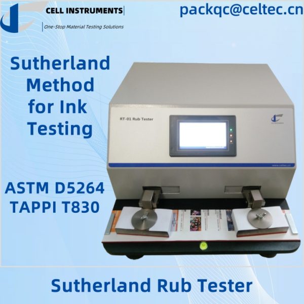 Sutherland Rub Tester to Ink Abrasion Testing | ASTM D5264